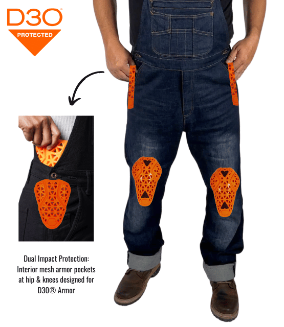 Men's Motorcycle Riding Overalls Kevlar Motorcycle Pants with Removable ...