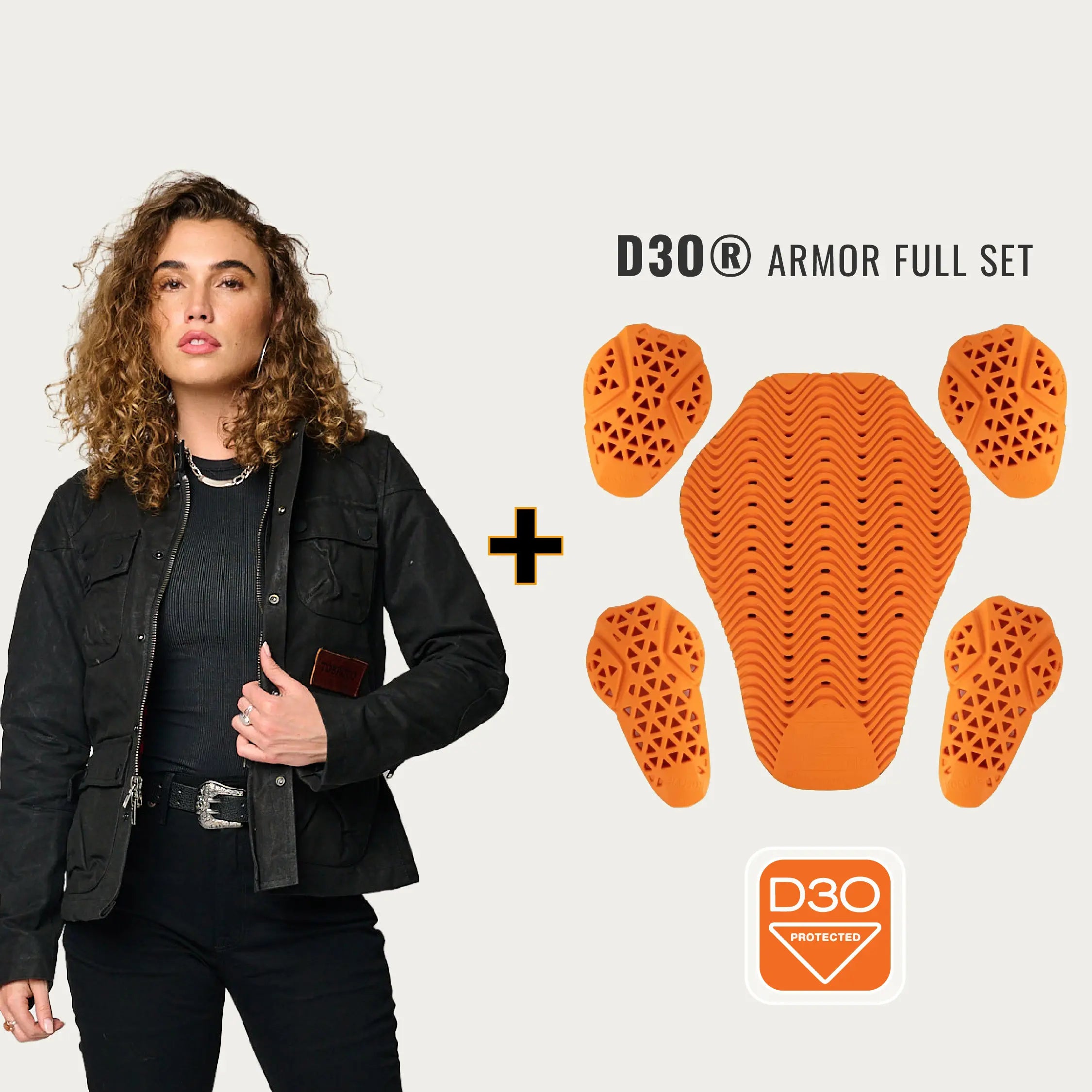 Buy McCoy Jacket + get FREE D3O Armor Full Set – Tobacco Motorwear