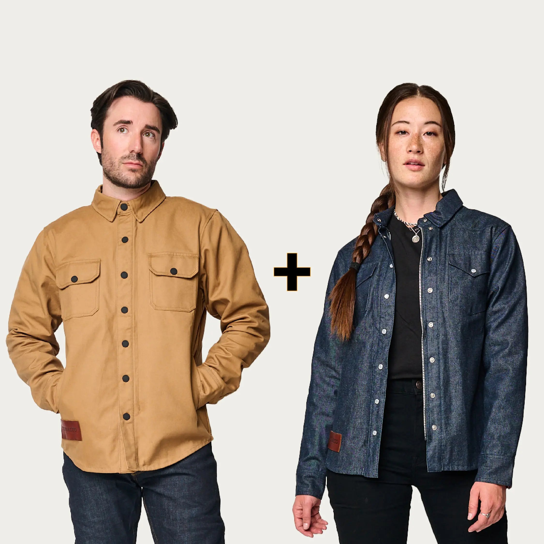 His and Her Riding Shirts Bundle – Tobacco Motorwear