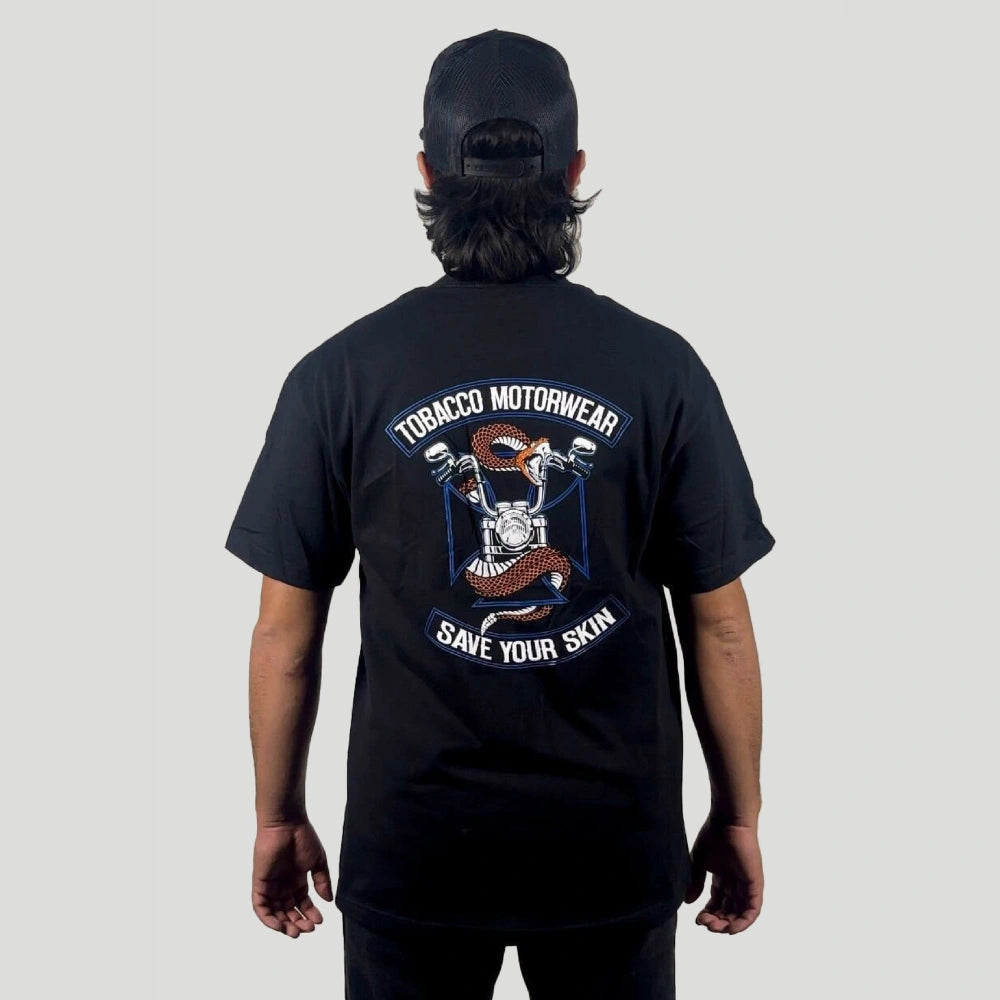 Save Your Skin T-Shirt – Tobacco Motorwear