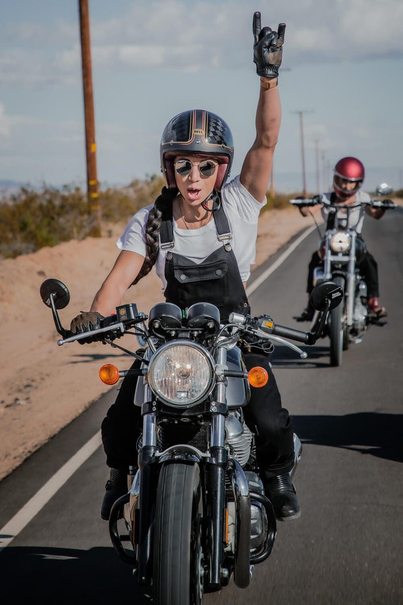 Women's Motorcycle Riding Overalls Kevlar Motorbike Racing Pants with ...